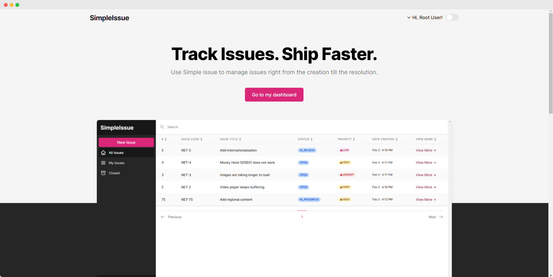 GitHub - OmkarK45/issue-tracker-frontend: ⚡🎫 Issue management for software development teams